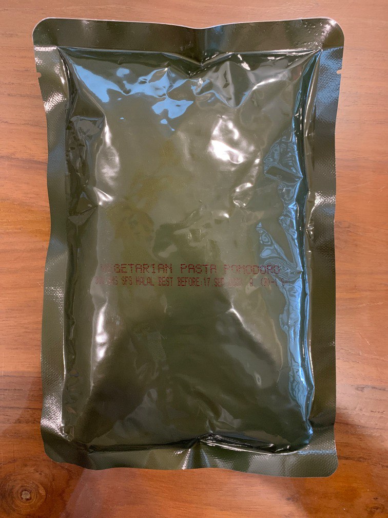 Vegetarian Pasta Pomodoro [SAF Field Rations - Main], Food & Drinks ...