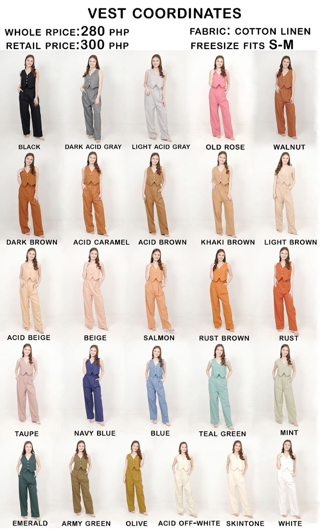 Vest Coordinates, Women's Fashion, Dresses & Sets, Sets or Coordinates ...
