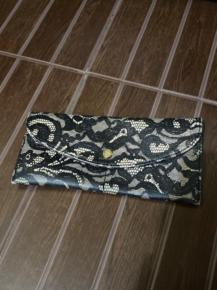 Victoria Secret Lace Design long wallet, Women's Fashion, Bags ...