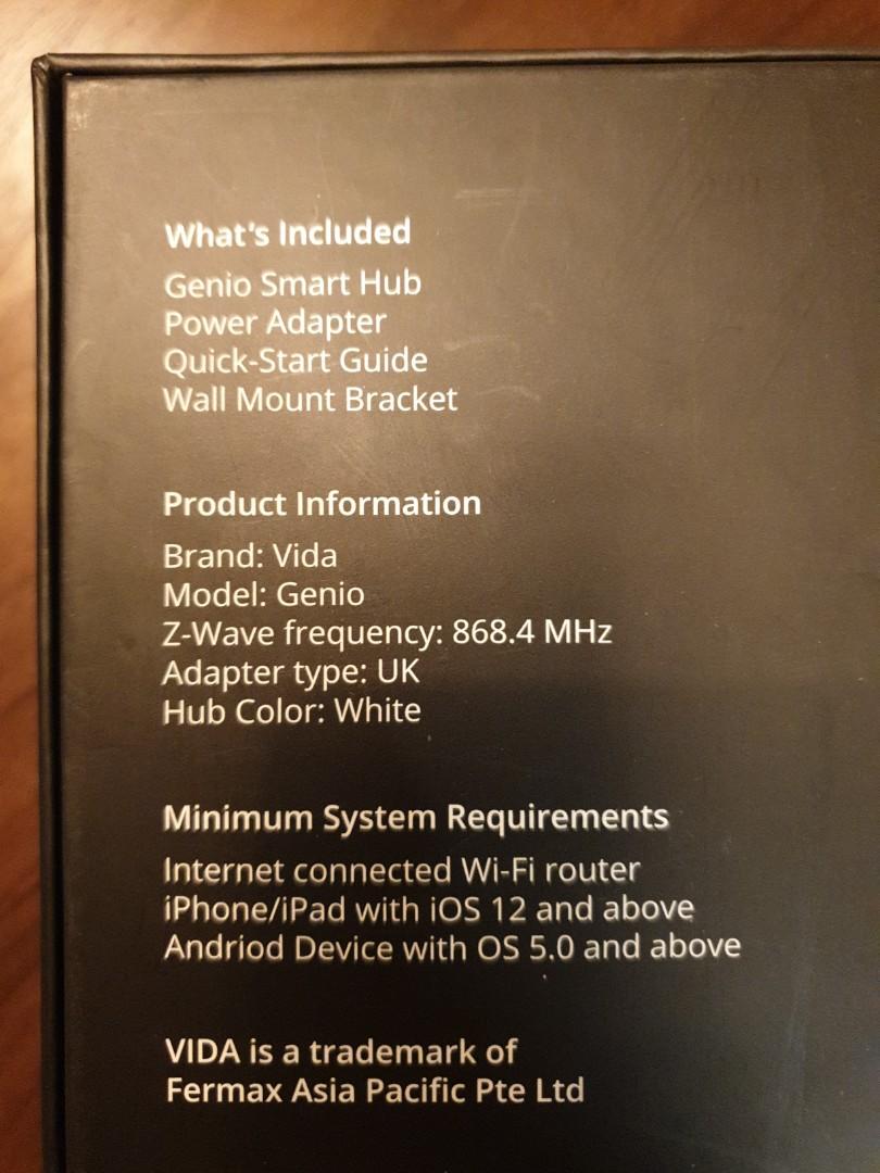 Vida Genio Smart Hub, Computers & Tech, Parts & Accessories, Networking ...