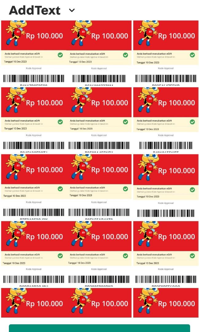 Voucher Alfamart 100k, Tiket & Voucher, Kartu Hadiah & Voucher di Carousell
