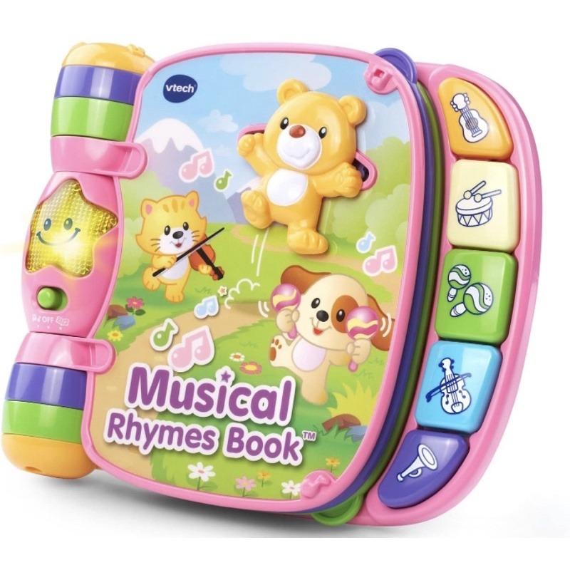 Vtech Musical Rhymes Book (Pink and Yellow) MMZ1333, Babies & Kids ...