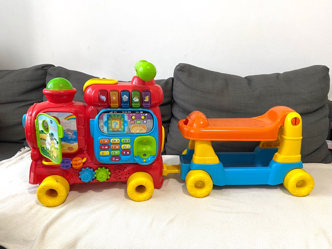 VTech Push & Ride Alphabet Train, Babies & Kids, Infant Playtime on ...