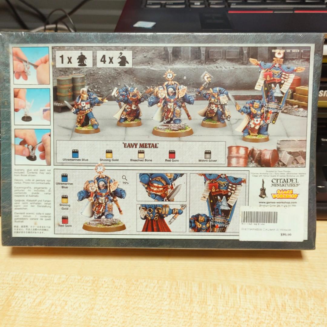 Warhammer 40K Marneus Calgar with Honour Guard Metal NEW, Hobbies ...