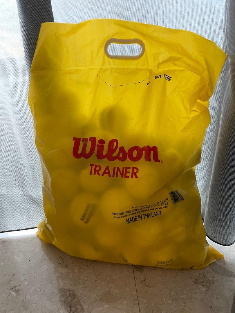 Wilson Trainer Tennis Ball, Sports Equipment, Sports & Games, Racket ...