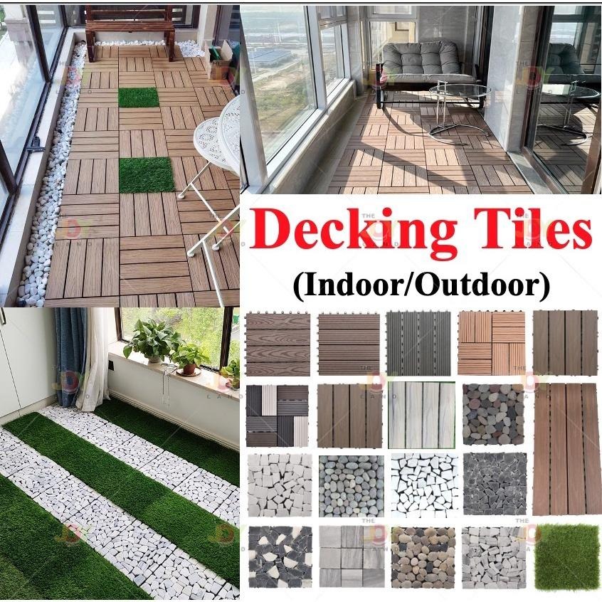 Wooden Decking Tile Artificial Grass Stone Decking Turf Outdoor Plank ...