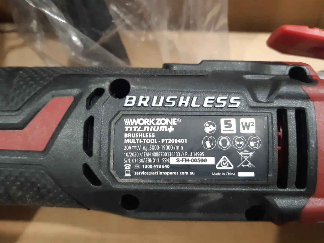 Workzone Titanium brushless multi tool, Furniture & Home Living, Home ...