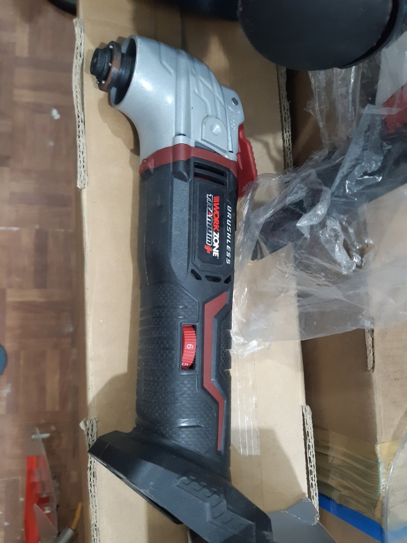 Workzone Titanium brushless multi tool, Furniture & Home Living, Home ...