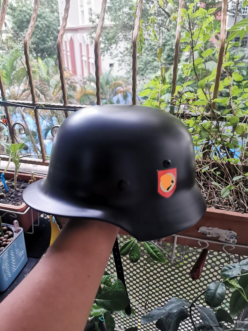 WW2 German M36 SS Stahlhelm, Hobbies & Toys, Memorabilia & Collectibles ...