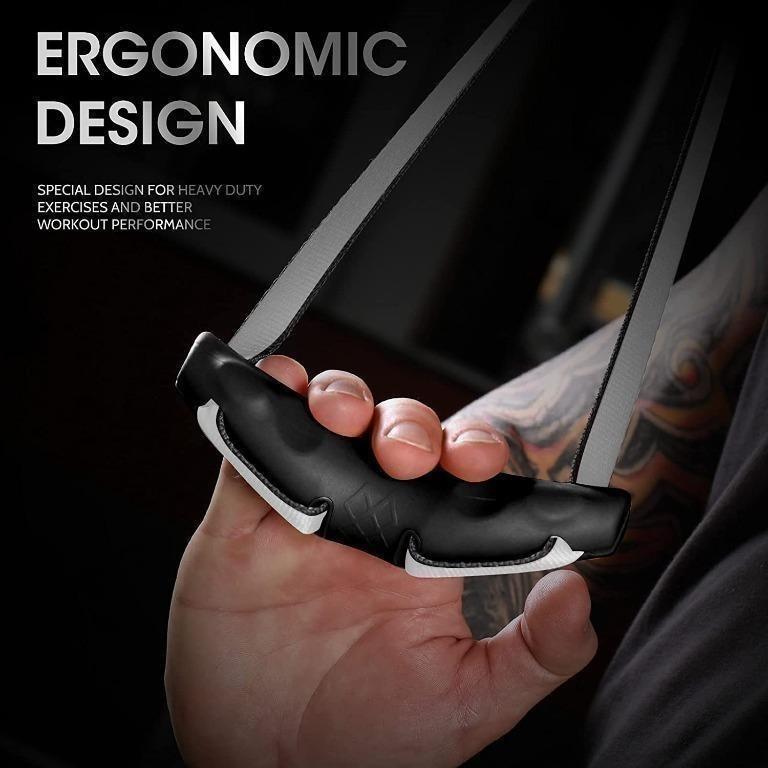 X4343 (Set of 2) Heavy Duty Exercise Resistance Bands Handles Grips ...