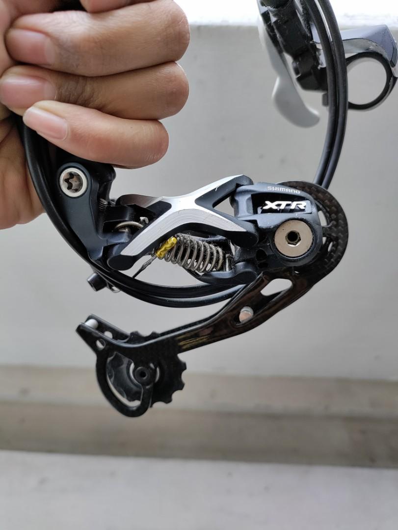 XTR 9 speed derailleur and XT 9 speed shifter., Sports Equipment ...