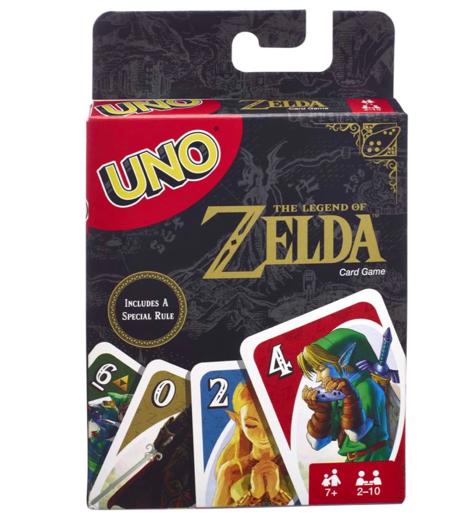 Zelda UNO Card Game Special Legend Rule Exclusive Edition, 興趣及遊戲, 玩具 ...