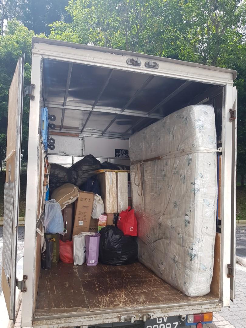 10ft box lorry with truck driver, Home Services, Movers & Delivery ...
