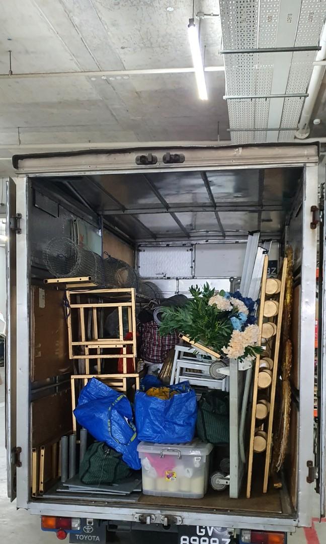 10ft box lorry with truck driver, Home Services, Movers & Delivery ...