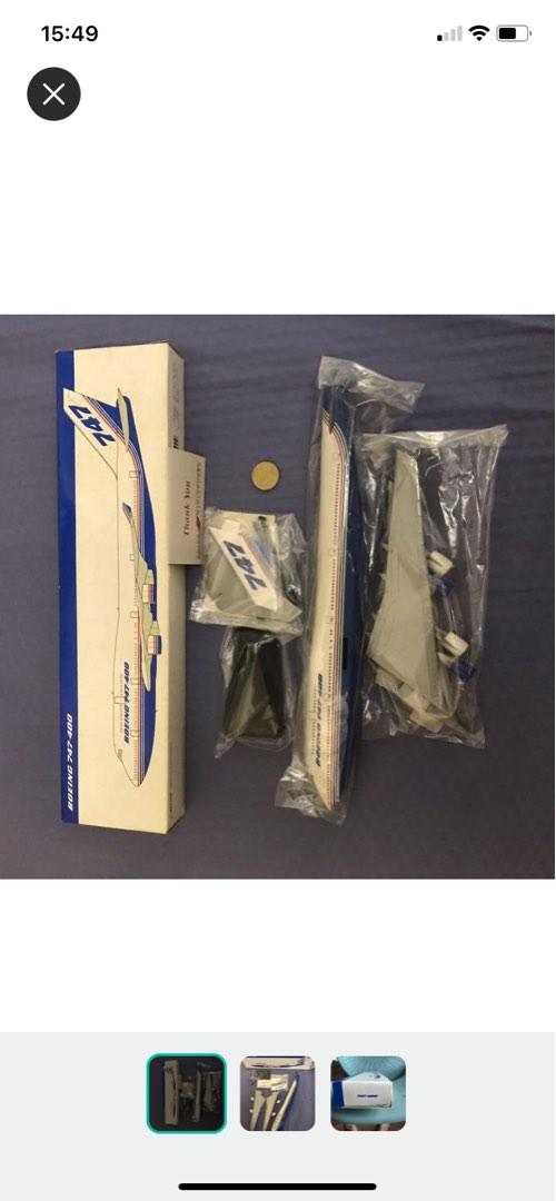 1:200 Boeing 747-400 Aircraft By Flight Miniatures, Hobbies & Toys ...