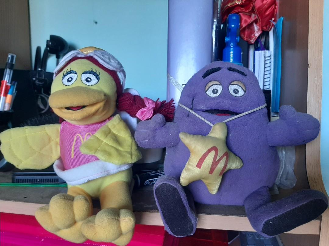 1999 GRIMACE & BIRDIE MCDONALDS STUFF TOY, Hobbies & Toys, Toys & Games ...