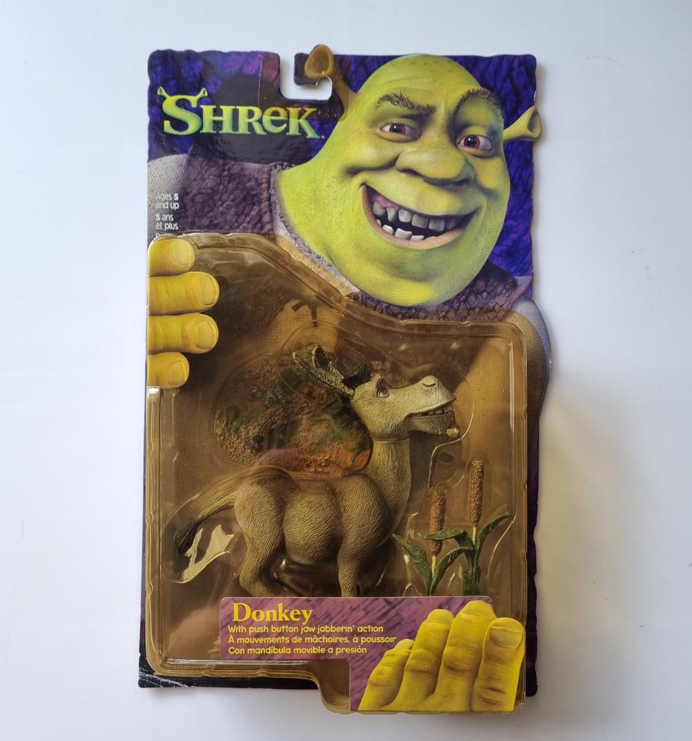 2001 McFarlane Shrek Donkey with Push Button Jaw Jabberin' Action ...