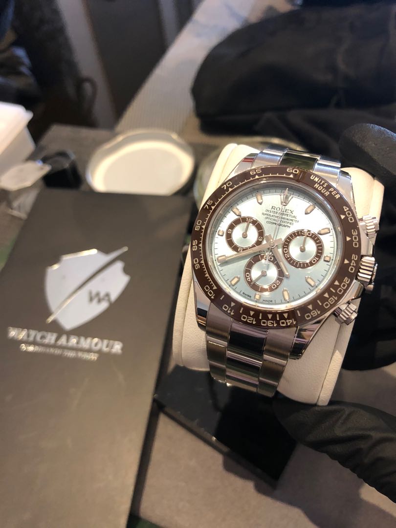 [ Watch Armour ] 116506 Rolex daytona platinum protection film by watch ...