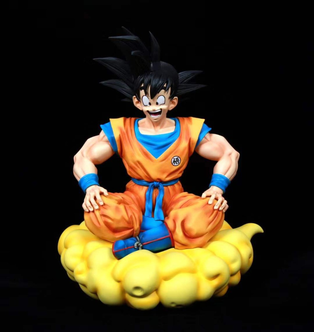 Anime Dragon Ball Z Son Goku action figure yellow cloud PVC model toy ...