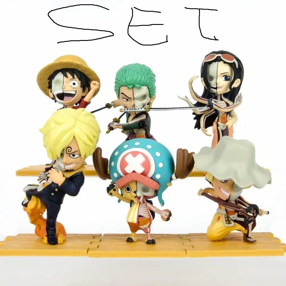 Anime One Piece luffy zoro Usopp Nami chopper action figure PVC model ...