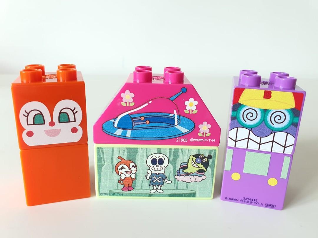 Anpanman Labo blocks - same size as Lego duplo, Hobbies & Toys, Toys ...
