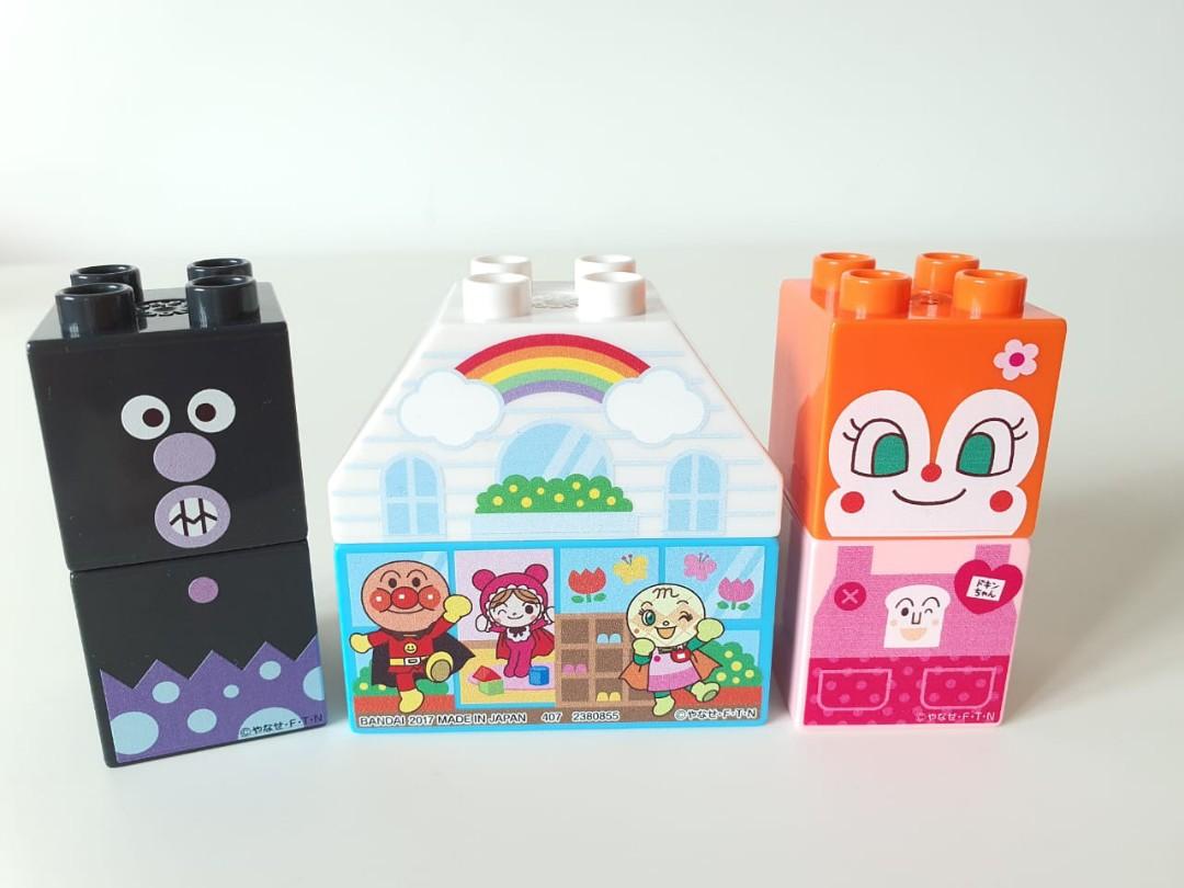 Anpanman Labo blocks - same size as Lego duplo, Hobbies & Toys, Toys ...