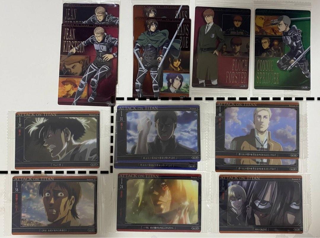 aot attack on titan wafer cards, Hobbies & Toys, Memorabilia ...