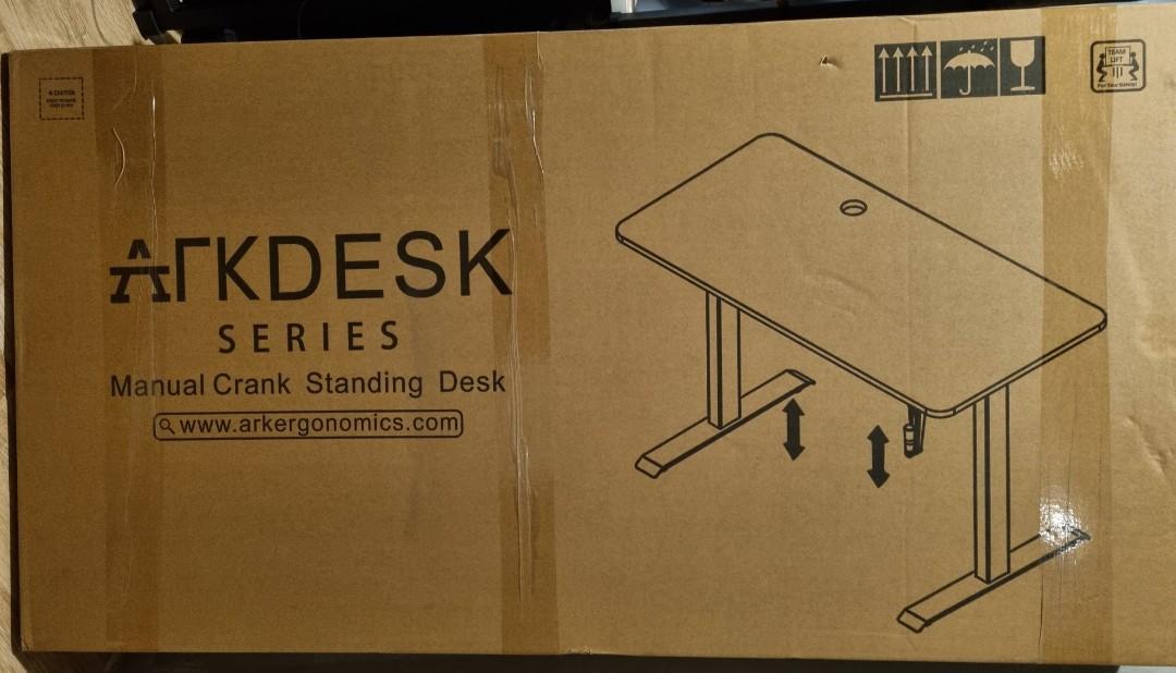 Ark Manual Standing Desk, Furniture & Home Living, Furniture, Tables ...