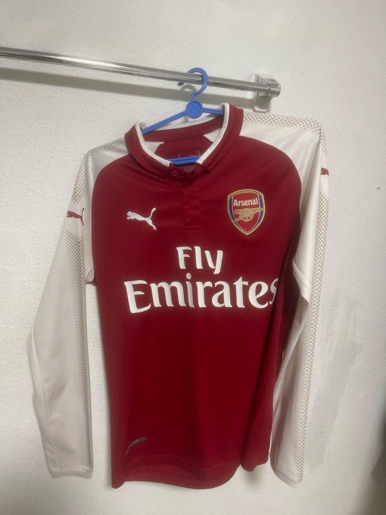 Arsenal 17/18 Full Sleeve Home Kit, Men's Fashion, Tops & Sets, Tshirts ...