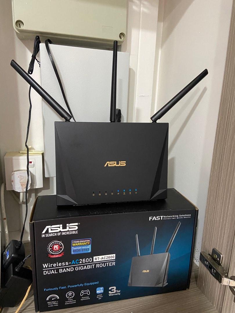 ASUS AC2600 dual band router, Computers & Tech, Parts & Accessories ...
