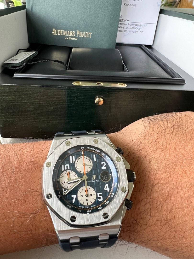 Audemars Piguet ROO navy blue, Luxury, Watches on Carousell