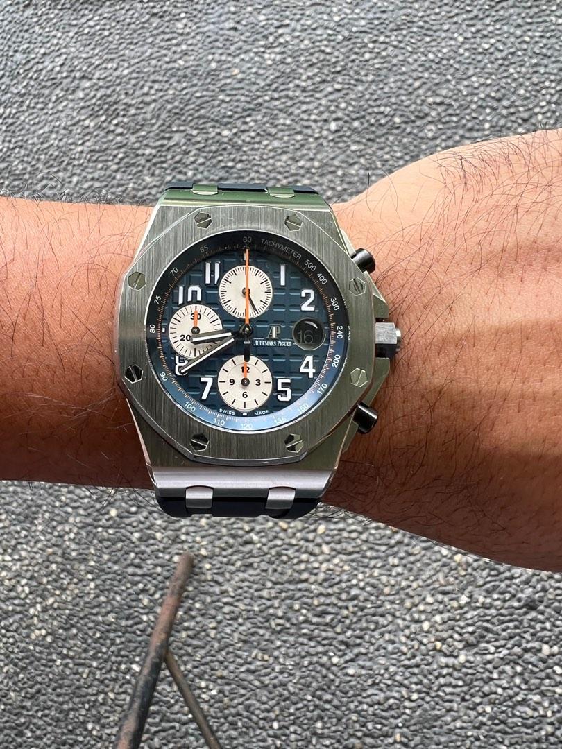 Audemars Piguet ROO navy blue, Luxury, Watches on Carousell