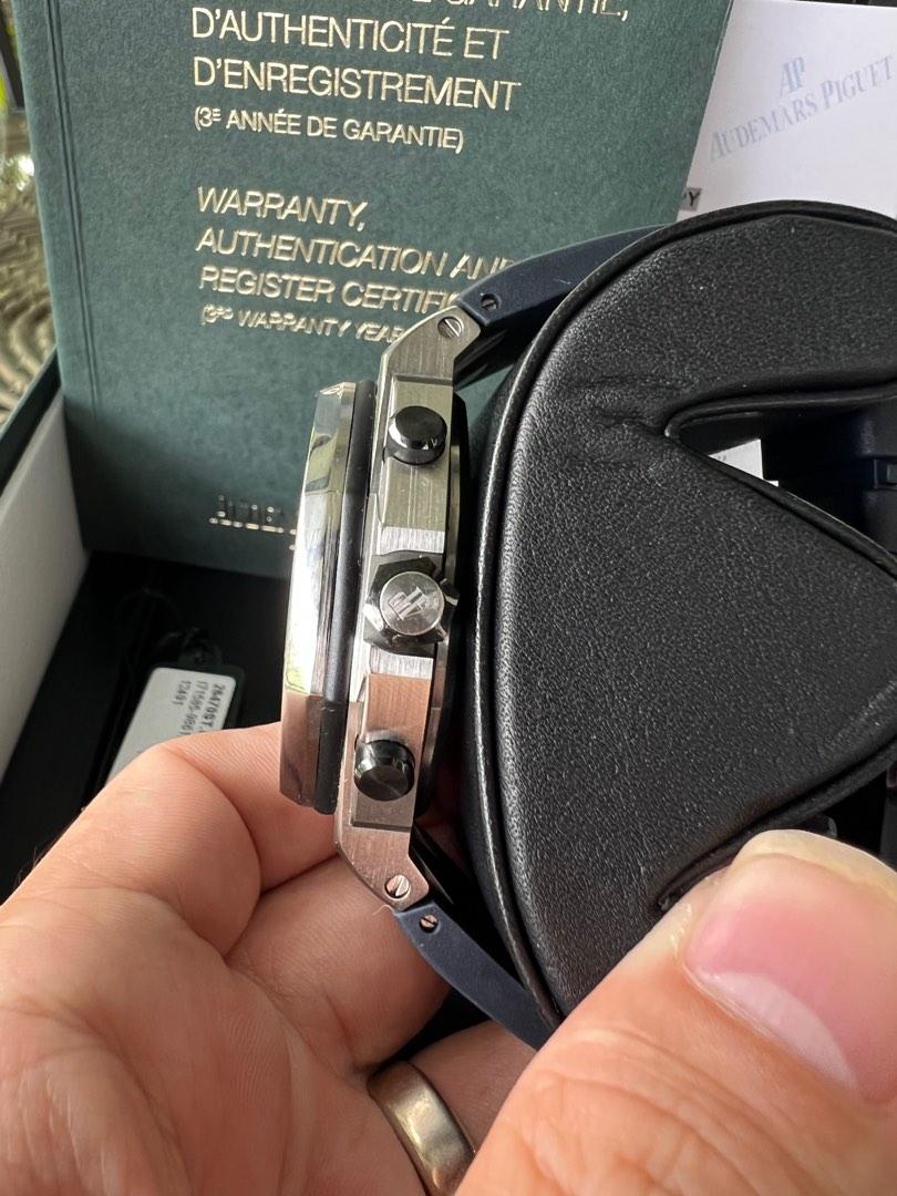 Audemars Piguet ROO navy blue, Luxury, Watches on Carousell