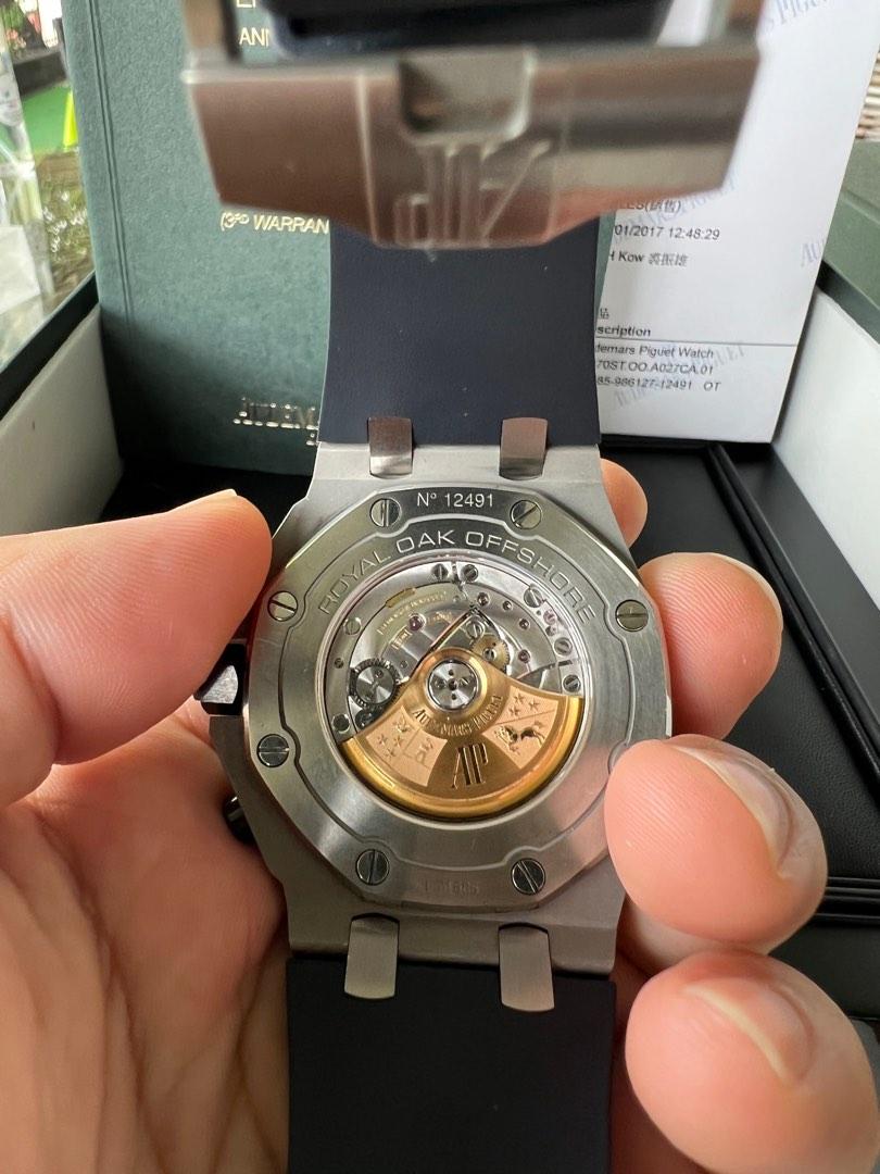 Audemars Piguet ROO navy blue, Luxury, Watches on Carousell