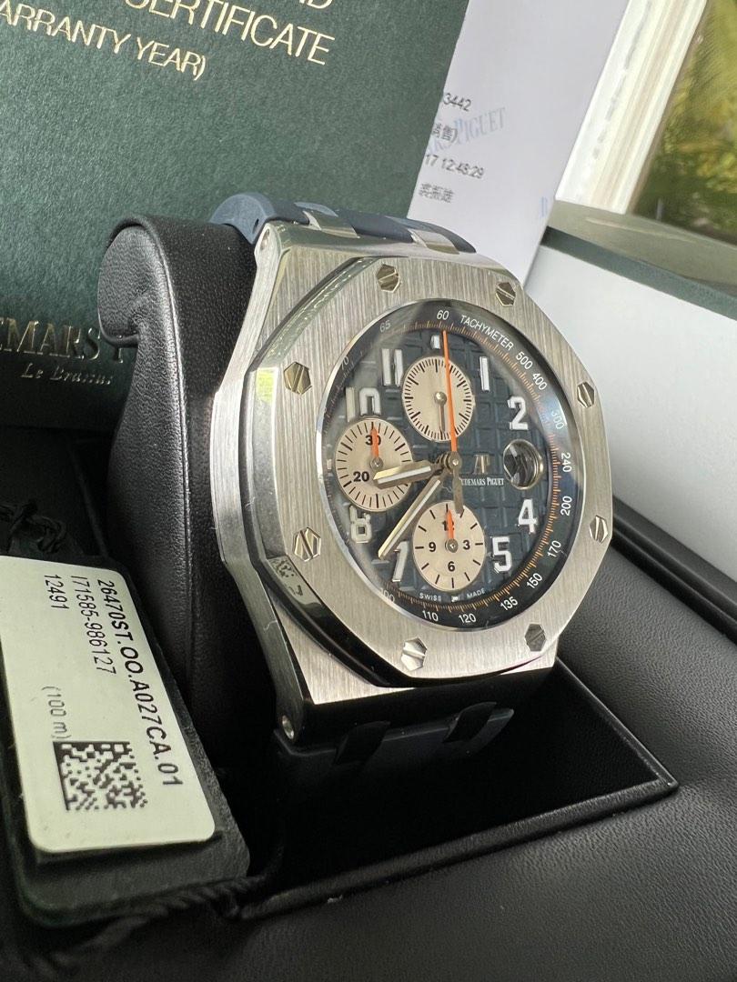 Audemars Piguet ROO navy blue, Luxury, Watches on Carousell