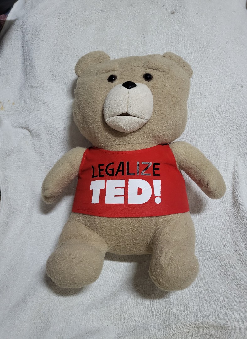 Authentic Large (Big) 20 inch Legalize Ted Teddy Bear Plush Soft Toy ...