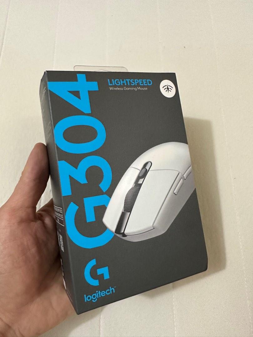 Authentic Logitech G304 wireless mouse white, Computers & Tech, Parts ...