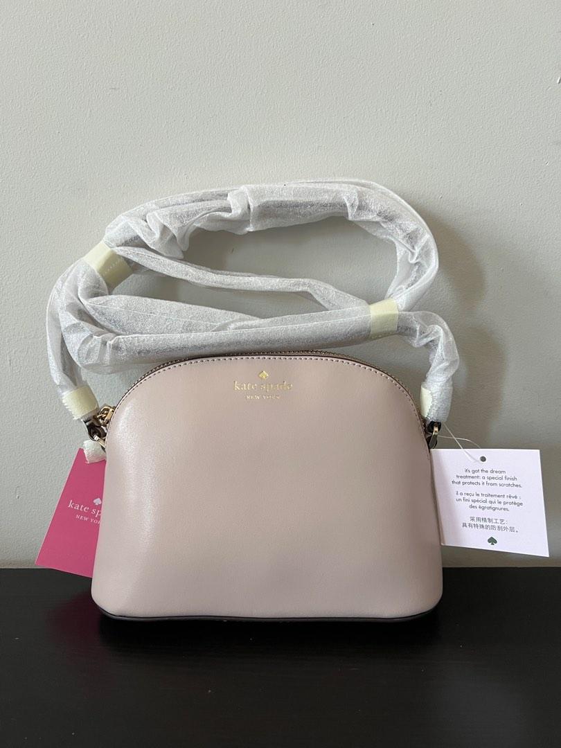 Authentic Original Kate Spade Kali Small Dome Crossbody Beige, Luxury ...