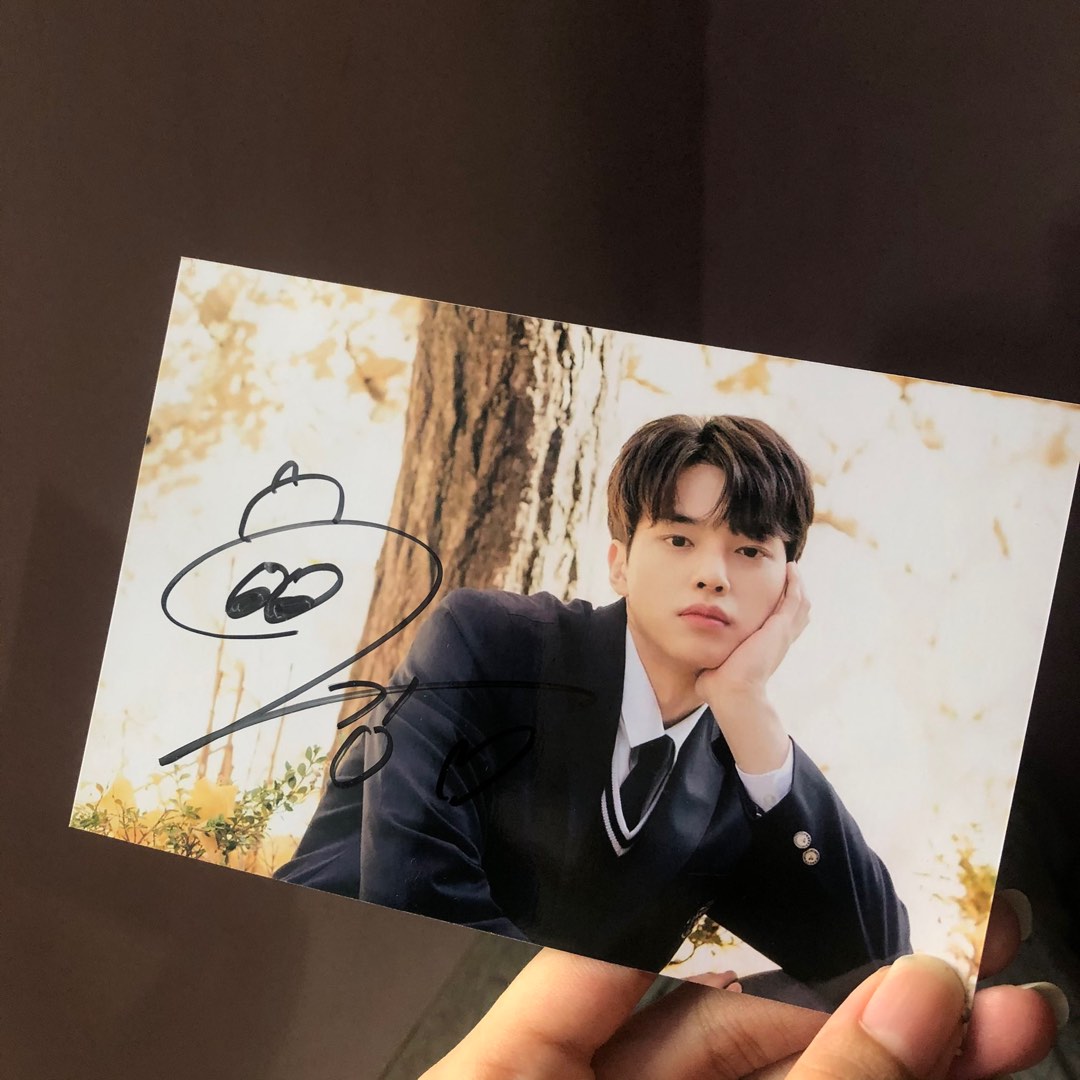 (AUTHENTIC) Signed Song Kang Photograph //tags: K-Drama, Kpop, Korea ...