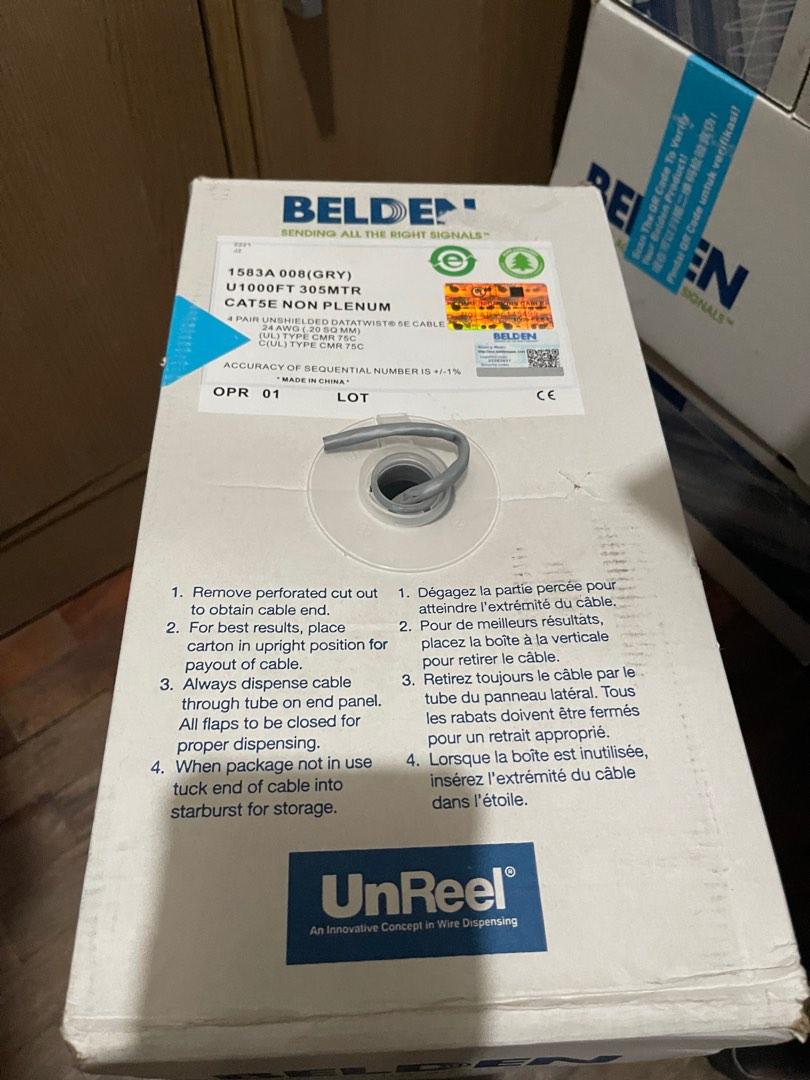 Belden cat5e utp cable, Computers & Tech, Parts & Accessories ...