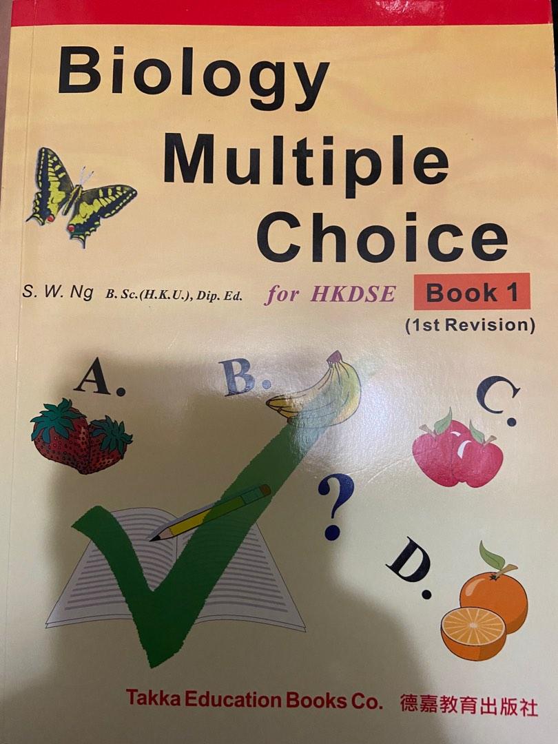 Biology multiple choice book 1 for HKDSE, 興趣及遊戲, 書本 & 文具, 教科書 - Carousell