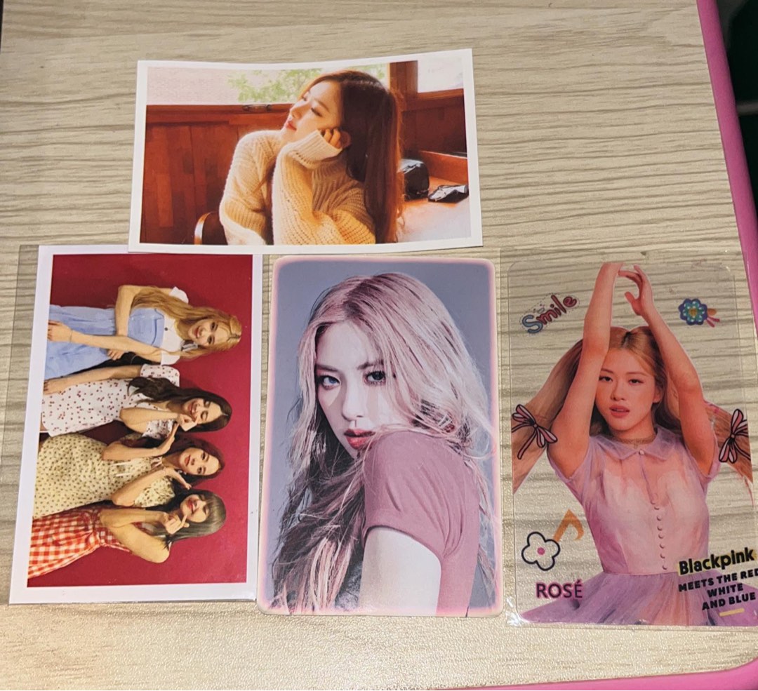 blackpink rosé photocards, Hobbies & Toys, Memorabilia & Collectibles, K-Wave on Carousell