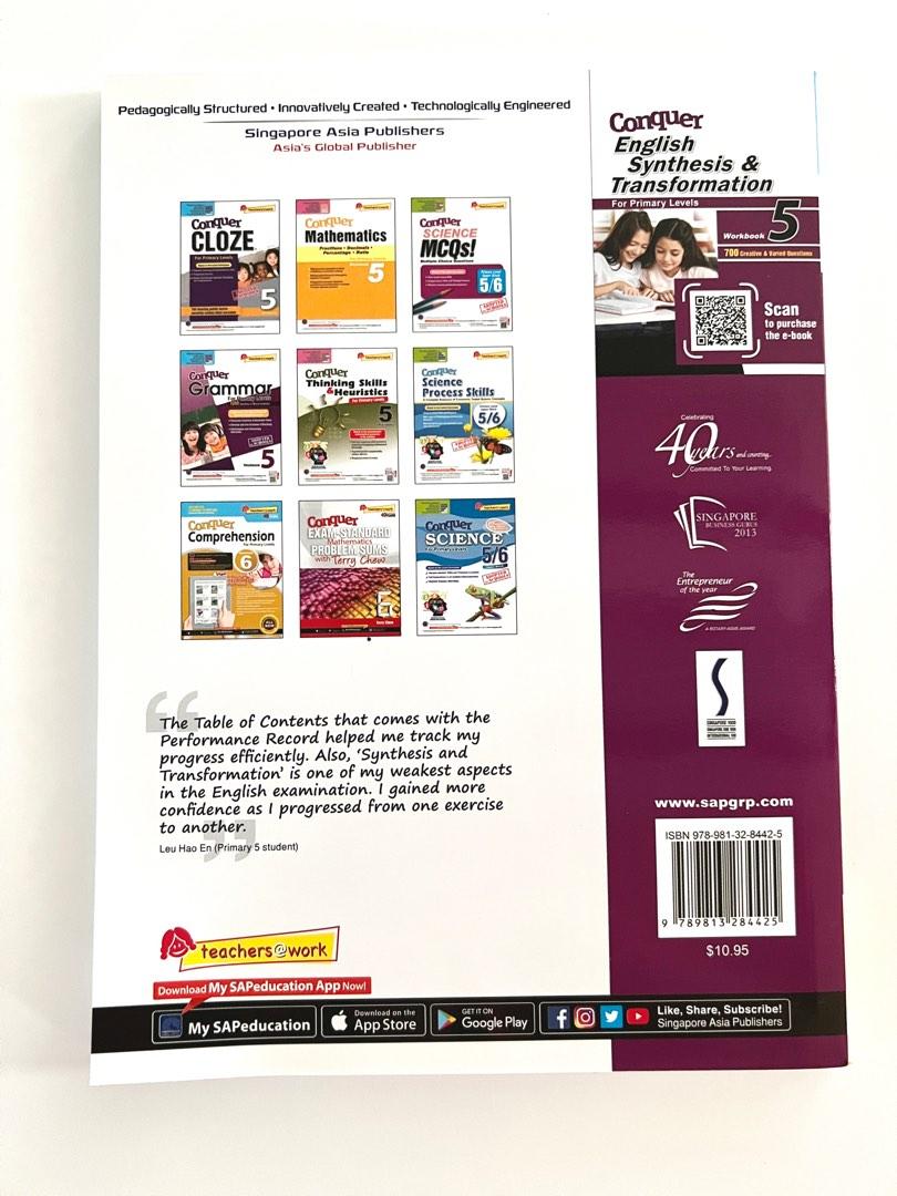 BN - P5 Conquer English Synthesis & Transformation, Hobbies & Toys ...