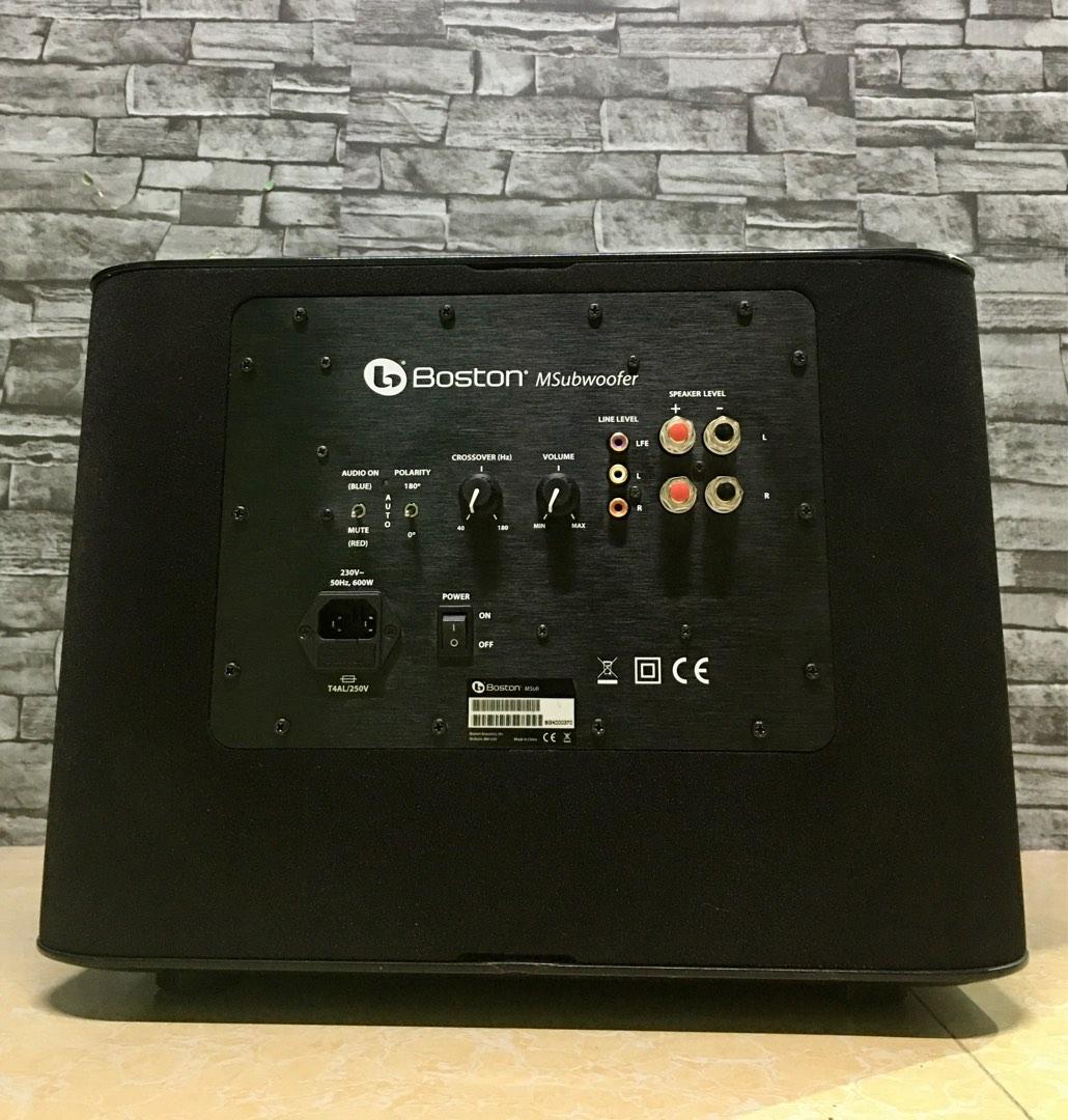 Boston Acoustic MSubwoofer, Audio, Soundbars, Speakers & Amplifiers on ...