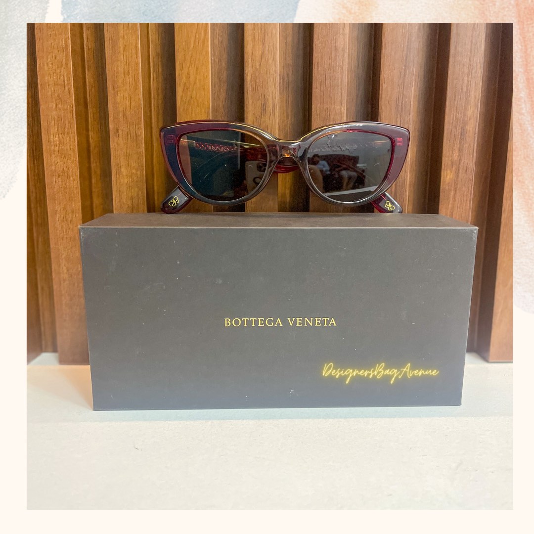 Bottega Venetta Sunglasses (Brown/Red), Women's Fashion, Watches ...