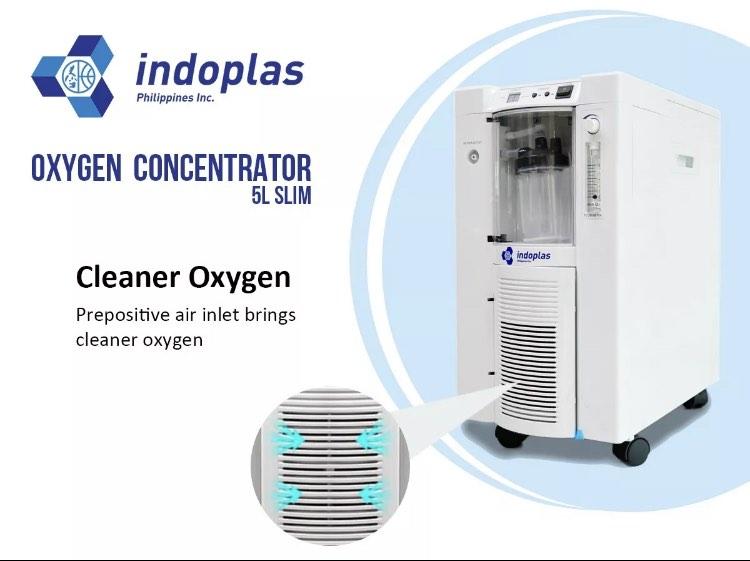 Brand New Indoplas 5L Slim Oxygen Concentrator, Health & Nutrition ...