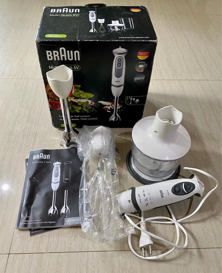 Braun multi quick 5v handblender, TV & Home Appliances, Kitchen ...