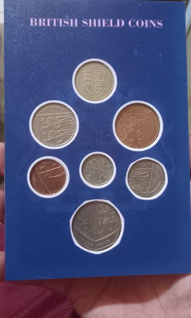 British shield coins set, Hobbies & Toys, Memorabilia & Collectibles ...