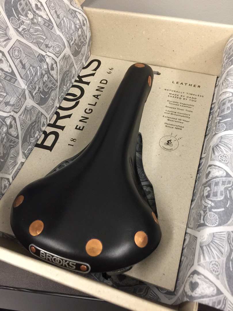 Brooks Swift Saddle Black, Sports Equipment, Bicycles & Parts, Parts & Accessories on Carousell
