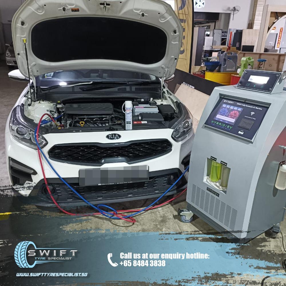 Car Aircon Servicing K11HV+ Aircon gas and flush flush, refil and full ...